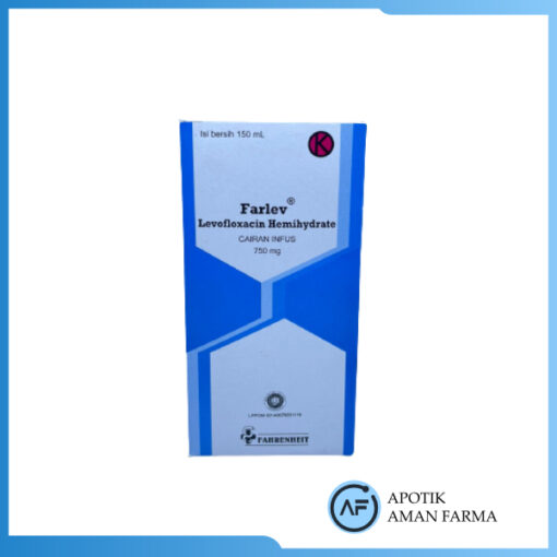 Farlev (Levofloxacin 750mg/150ml) - Apotek Aman Farma