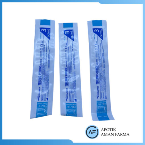 Spuit 3 cc Terumo (Satuan) - Apotek Aman Farma